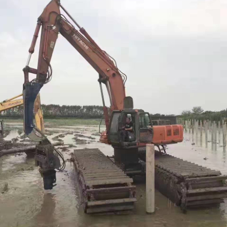 Multiple Function Hydraulic Pile Driver - Quick Converting Operation ...